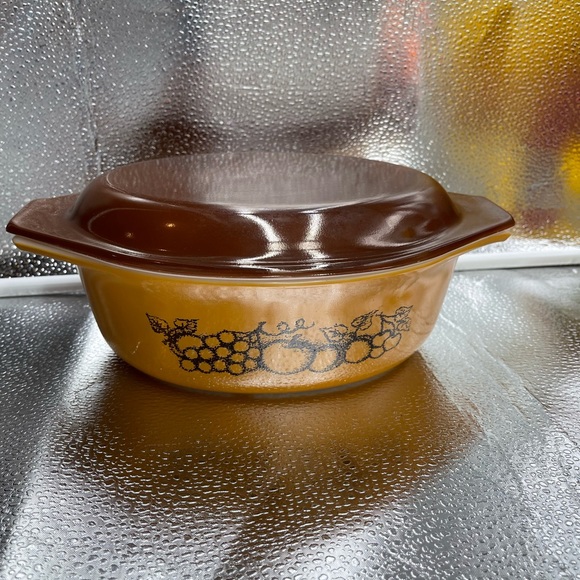 Pyrex | Kitchen | Vintage Pyrex Old Orchard Casserole Dish | Poshmark